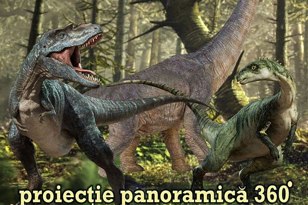 Printre dinozauri - Proiecții panoramice 360 grade la Muzeul de ...
